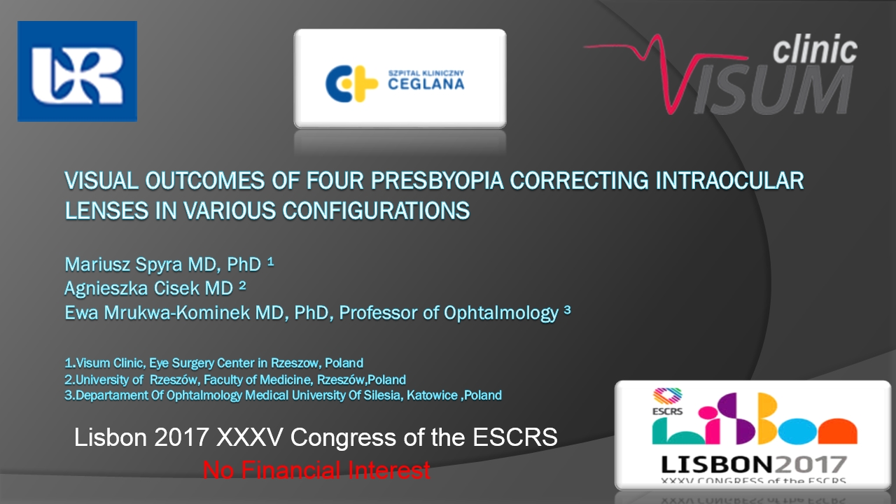 Escrs Visual Outcomes Of Four Presbyopia Correcting Intraocular