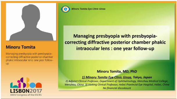ESCRS - Managing presbyopia with presbyopia-correcting diffractive ... ESCRS - Managing presbyopia with presbyopia-correcting diffractive ...